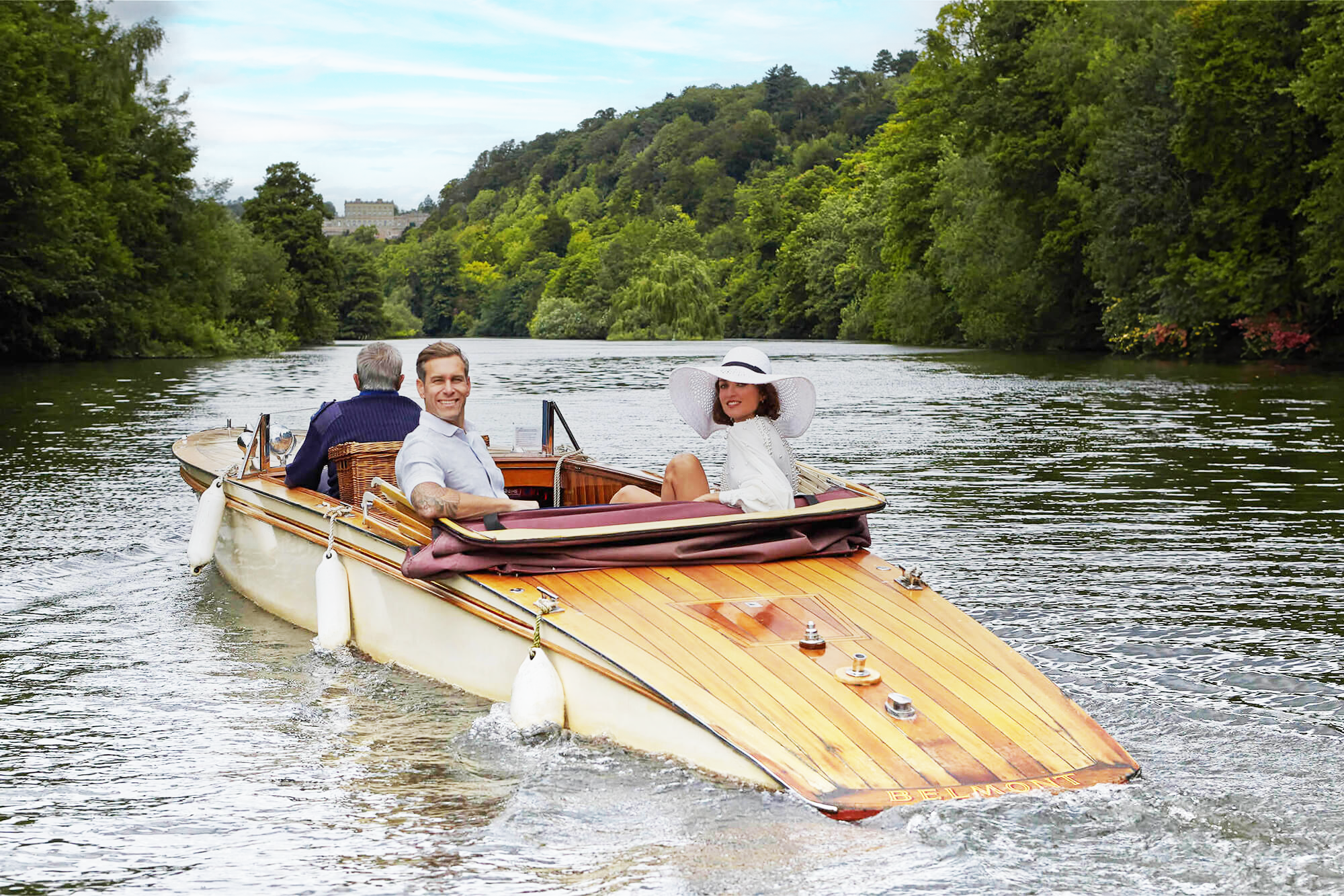 Luxury Boat Hire in Berkshire | Cliveden House, Taplow
